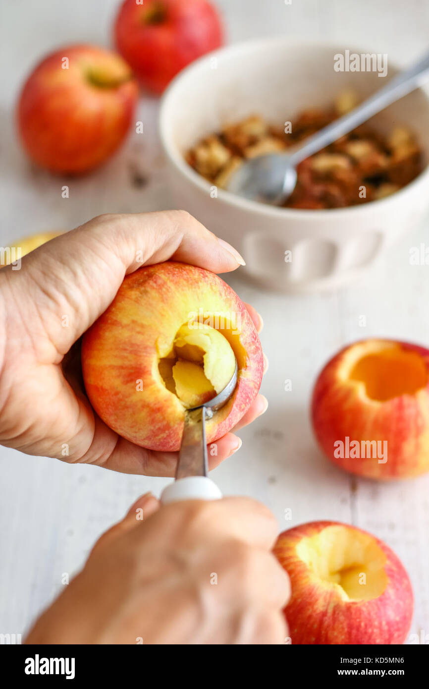 Homemade sweet dried apples hi-res stock photography and images - Alamy