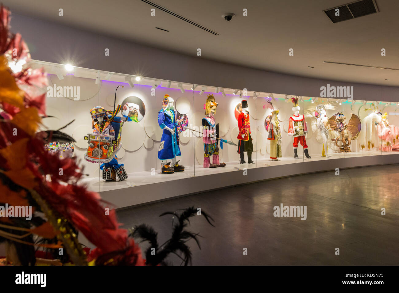 Display of Carnival costumes in the Casa Del Carnaval, museum ...
