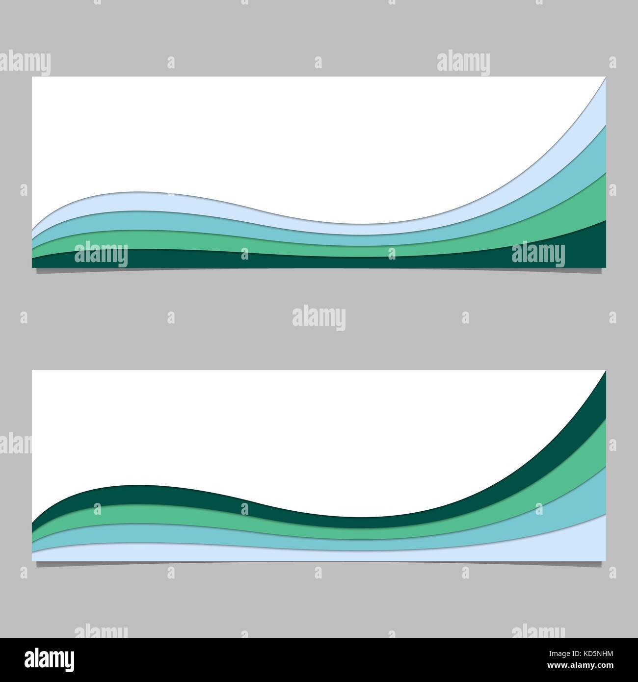 Banner design from curved stripe layers - vector design Stock Vector ...