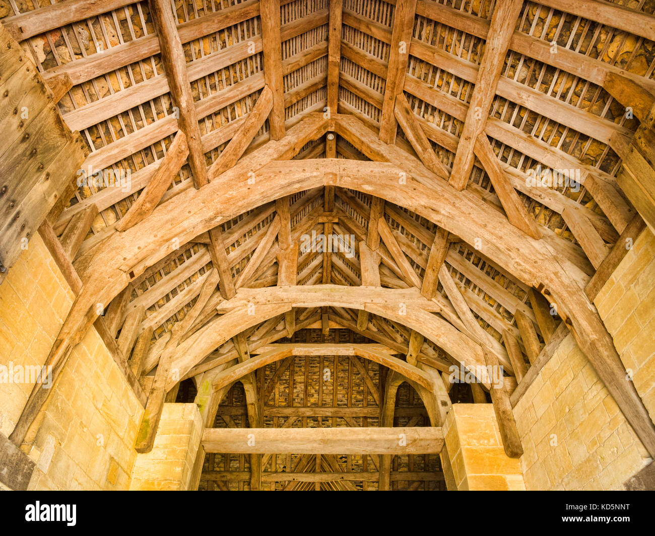 7 July 2017: Bradford on Avon, Somerset, England, UK - The Tithe Barn ...