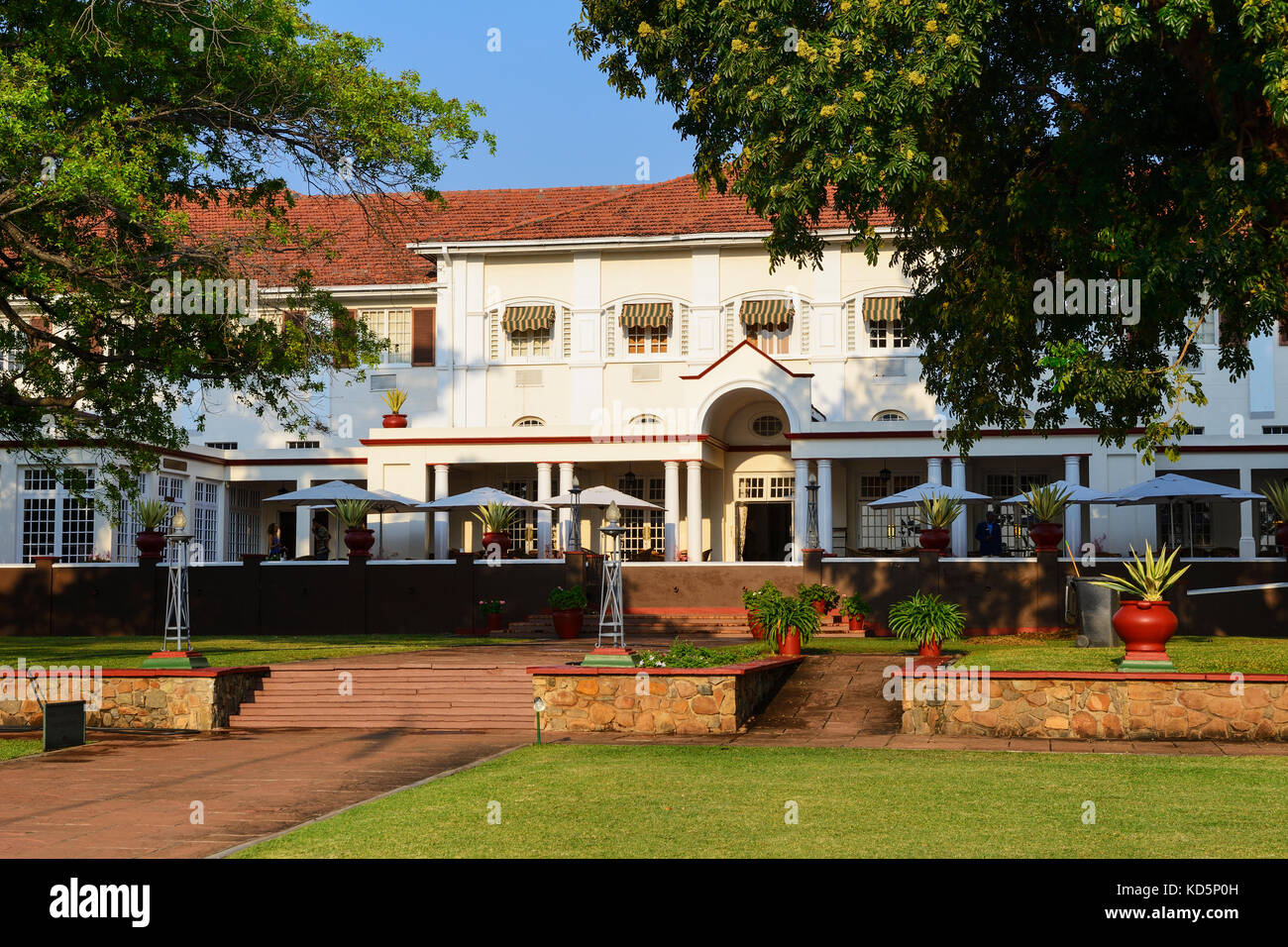 Victoria Falls Hotel, Victoria Falls, Zimbabwe, Southern Africa Stock ...