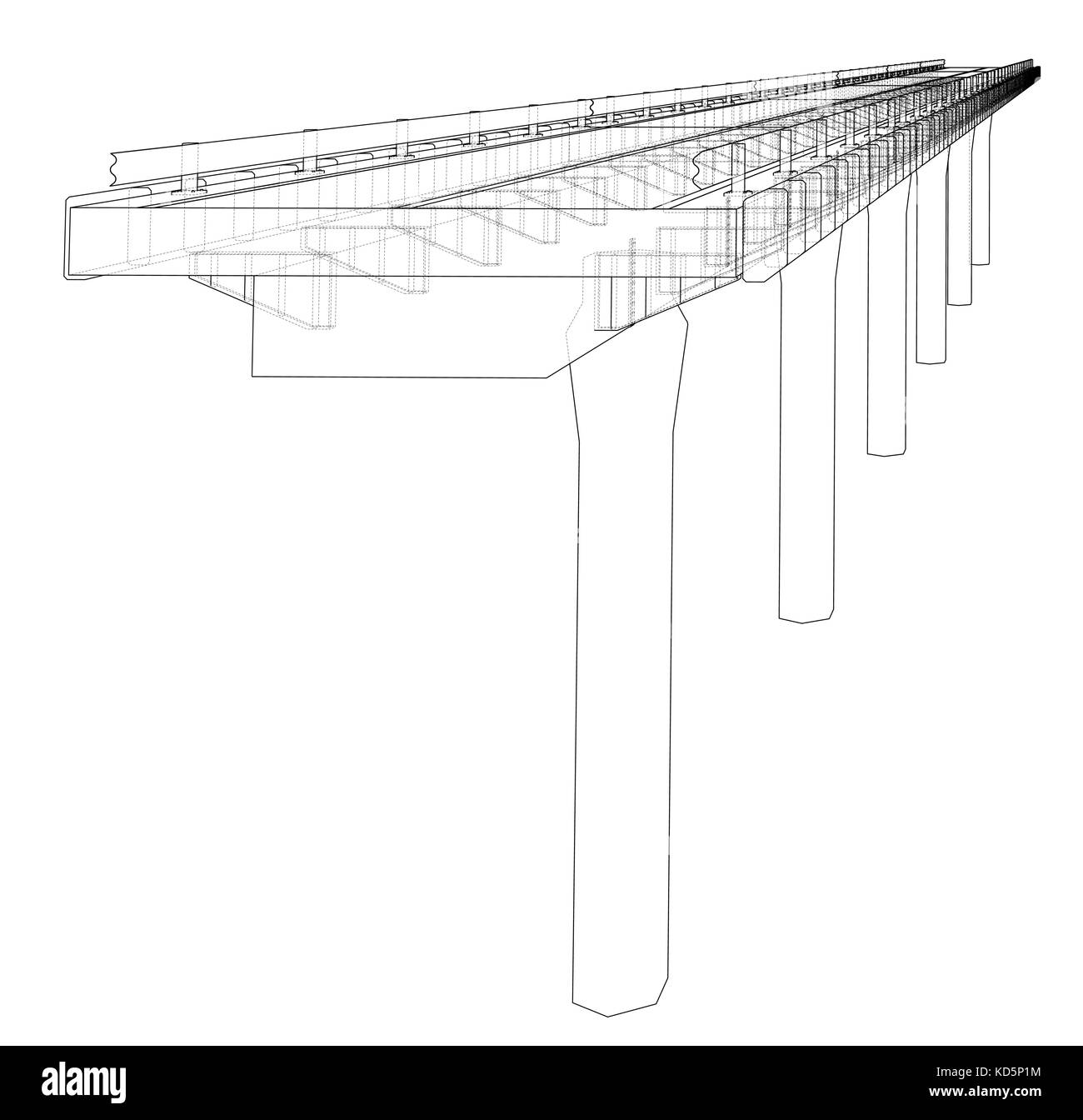 Bridge sketch. Vector Stock Vector Image & Art - Alamy