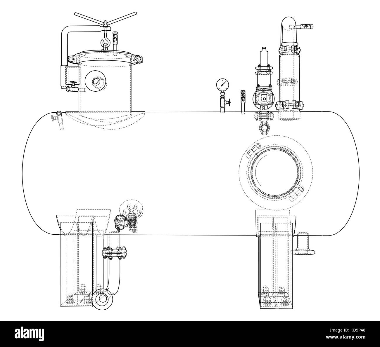 Sketch industrial equipment Stock Vector Image & Art - Alamy