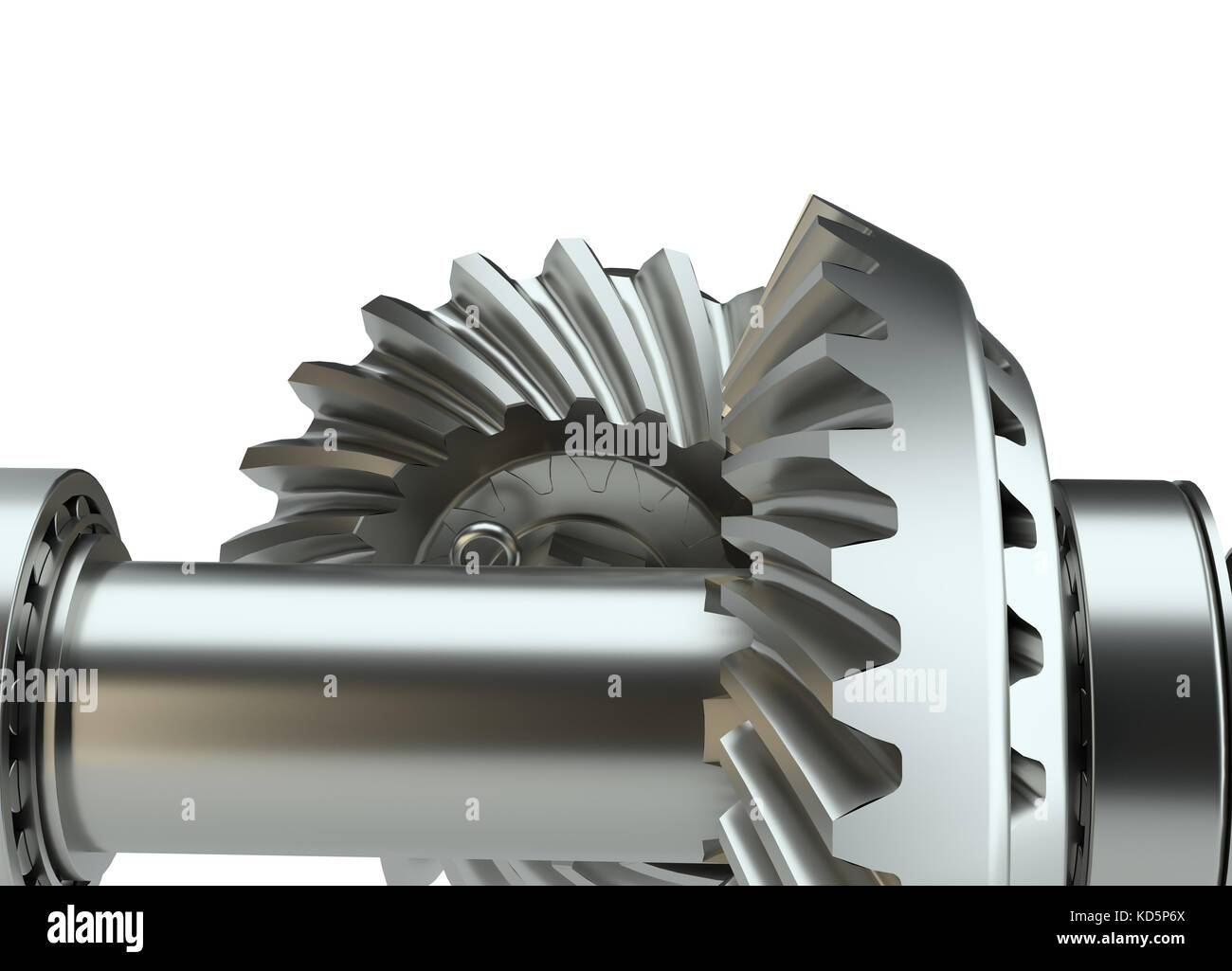 Cog gears mechanism concept. 3d illustration Stock Photo - Alamy