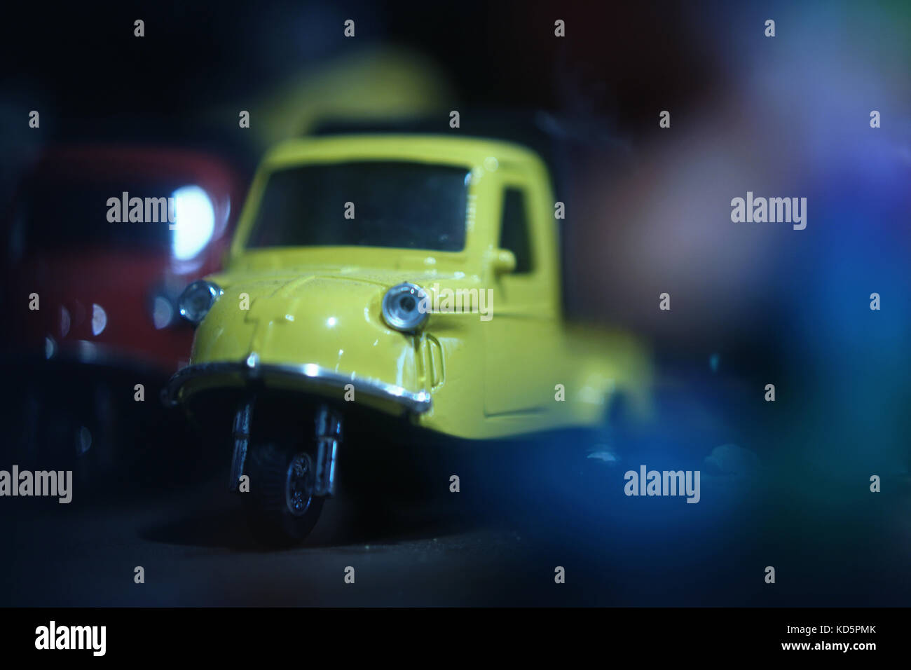 Small three wheel mass transportation vehicle Stock Photo - Alamy