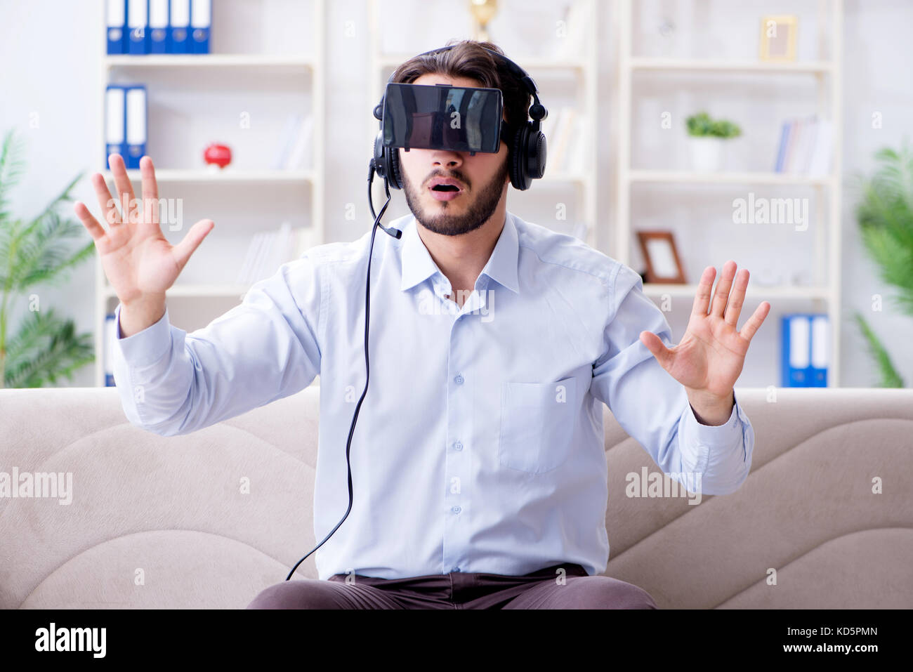 Student gamer playing games at home Stock Photo - Alamy
