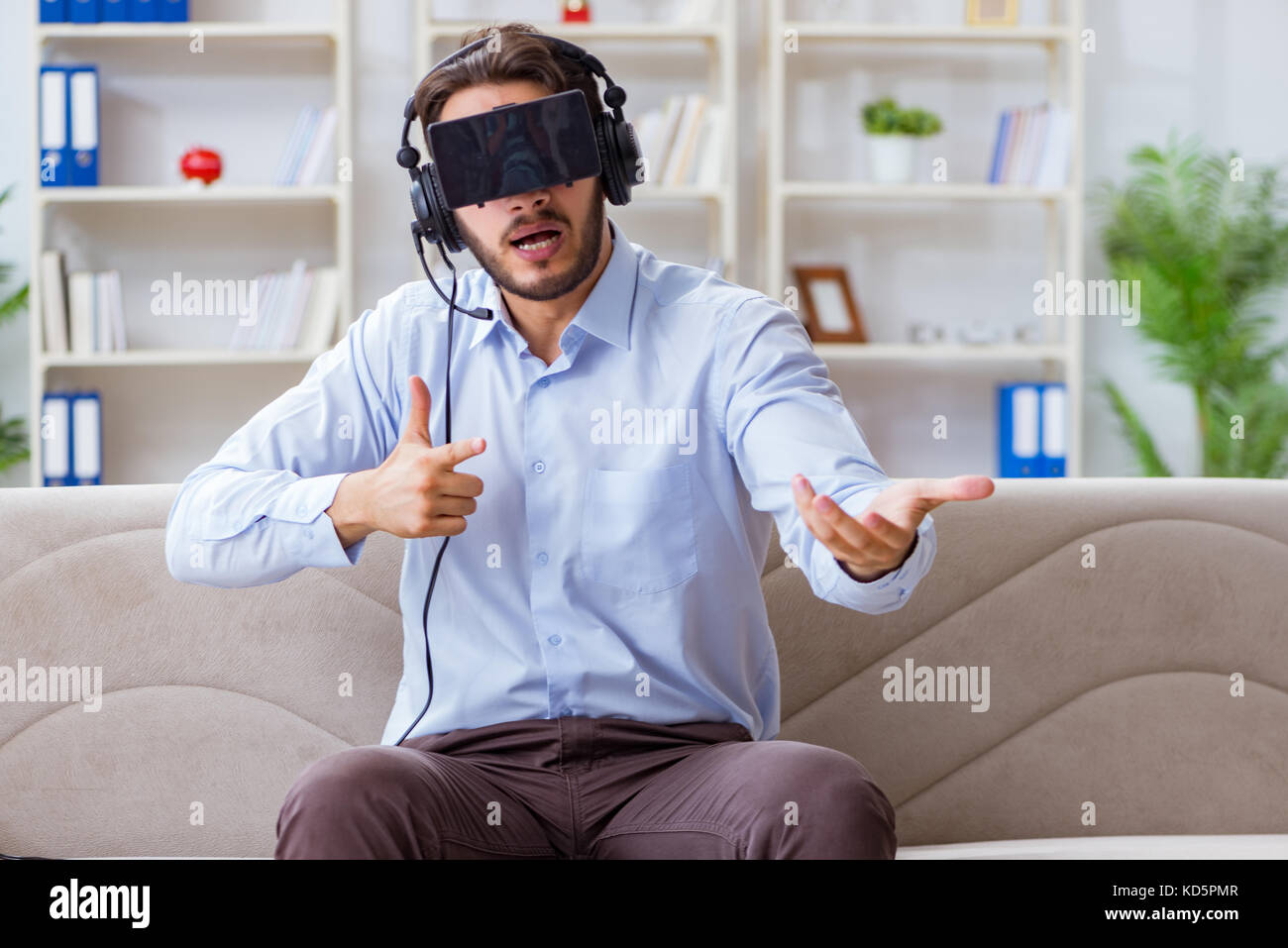 Student gamer playing games at home Stock Photo - Alamy
