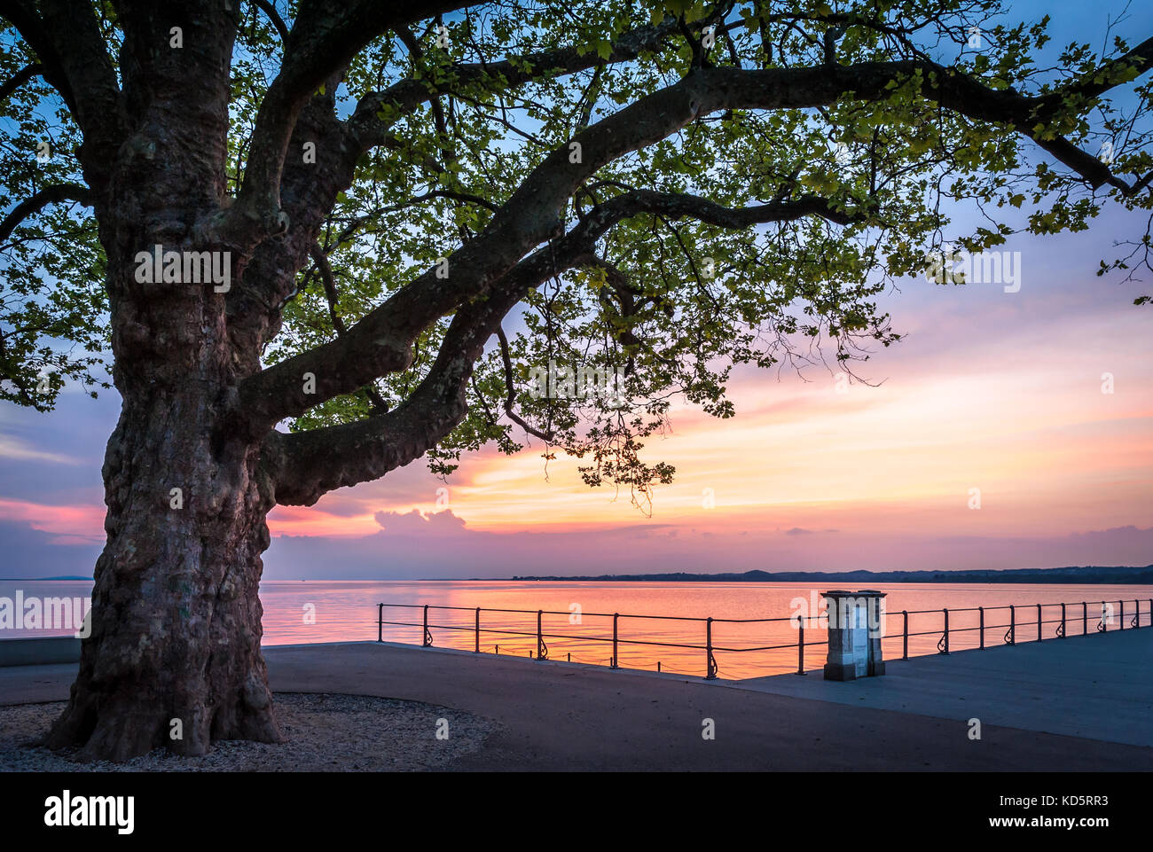Sunset at lake Bodensee Stock Photo - Alamy
