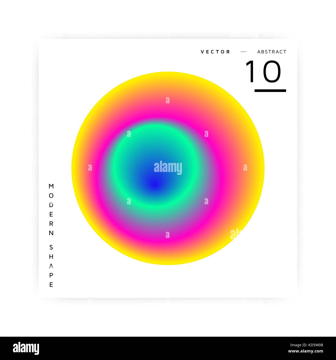 Abstract vector modern colorful shape Stock Vector Image & Art - Alamy