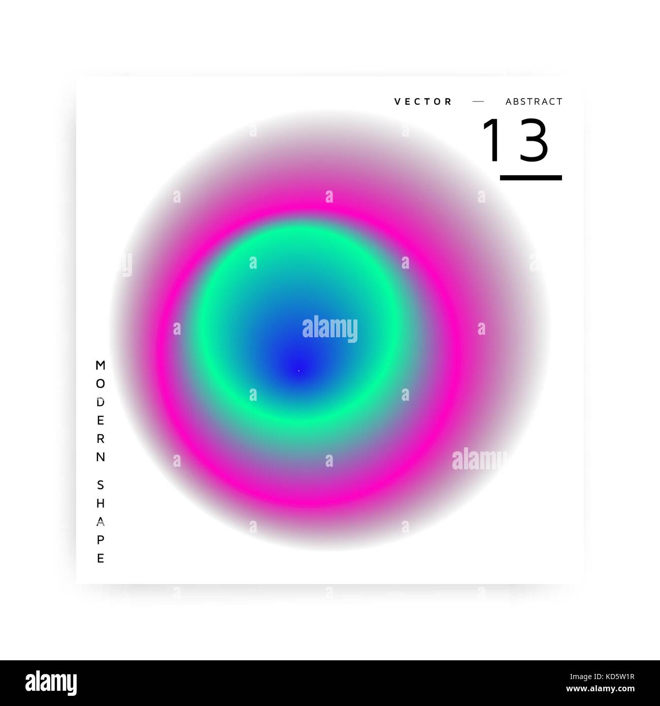 Modern liquid shape gradient Cut Out Stock Images & Pictures - Alamy