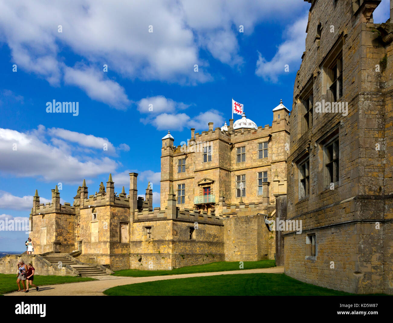Bolsover Castle Derbyshire England UK built in the 17th century by the ...