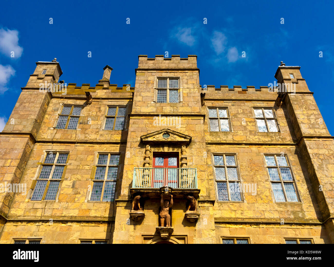 Bolsover Castle Derbyshire England UK built in the 17th century by the ...
