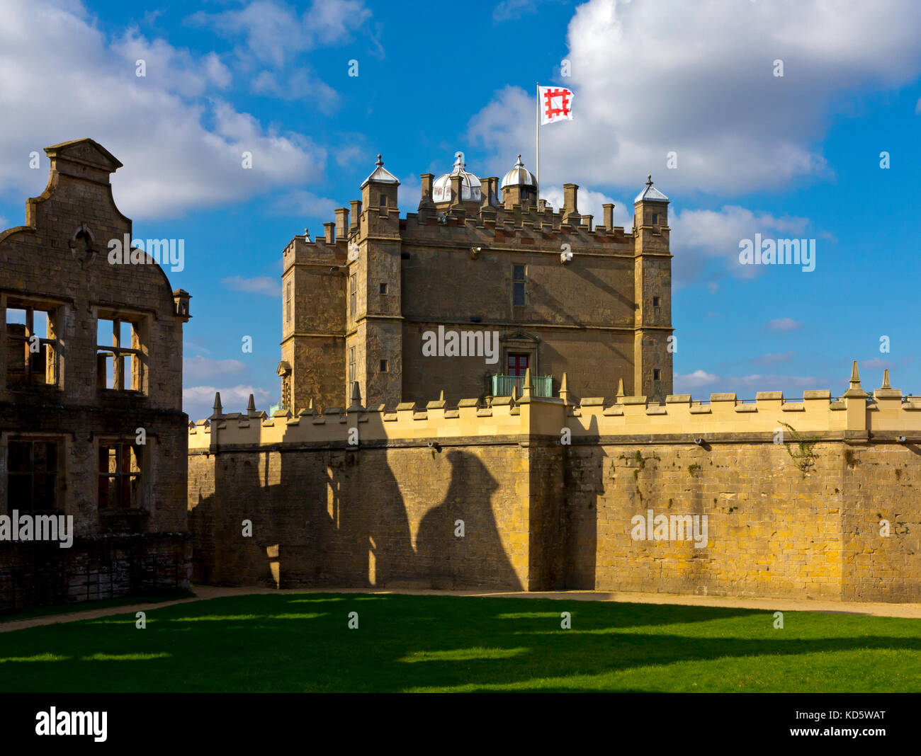 Bolsover Castle Derbyshire England UK built in the 17th century by the ...