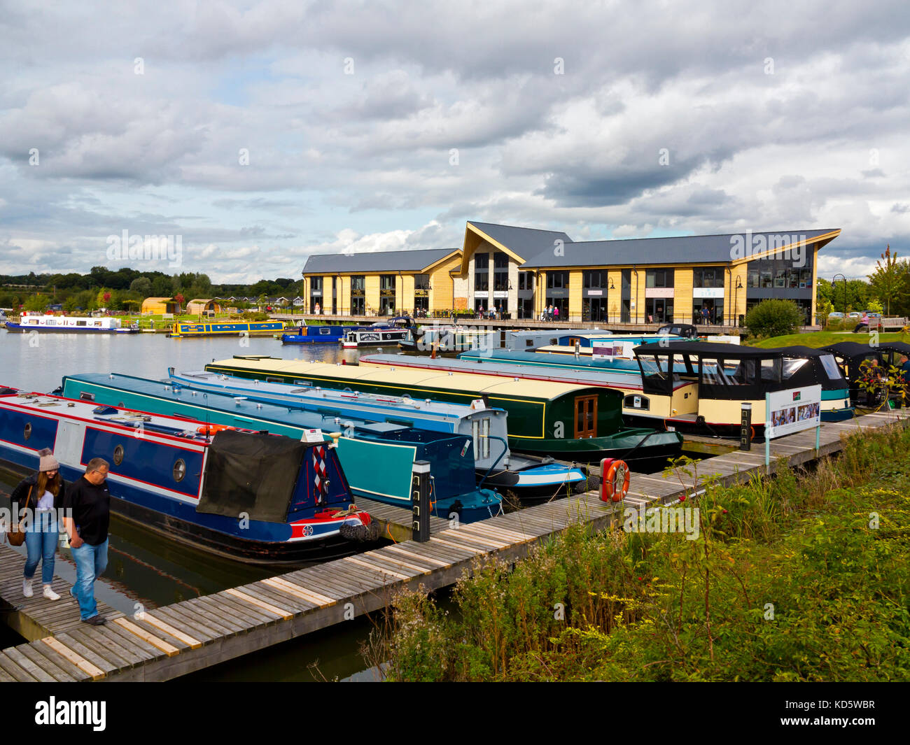 Mercia Marina a large inland marina near Willington in South Derbyshire ...