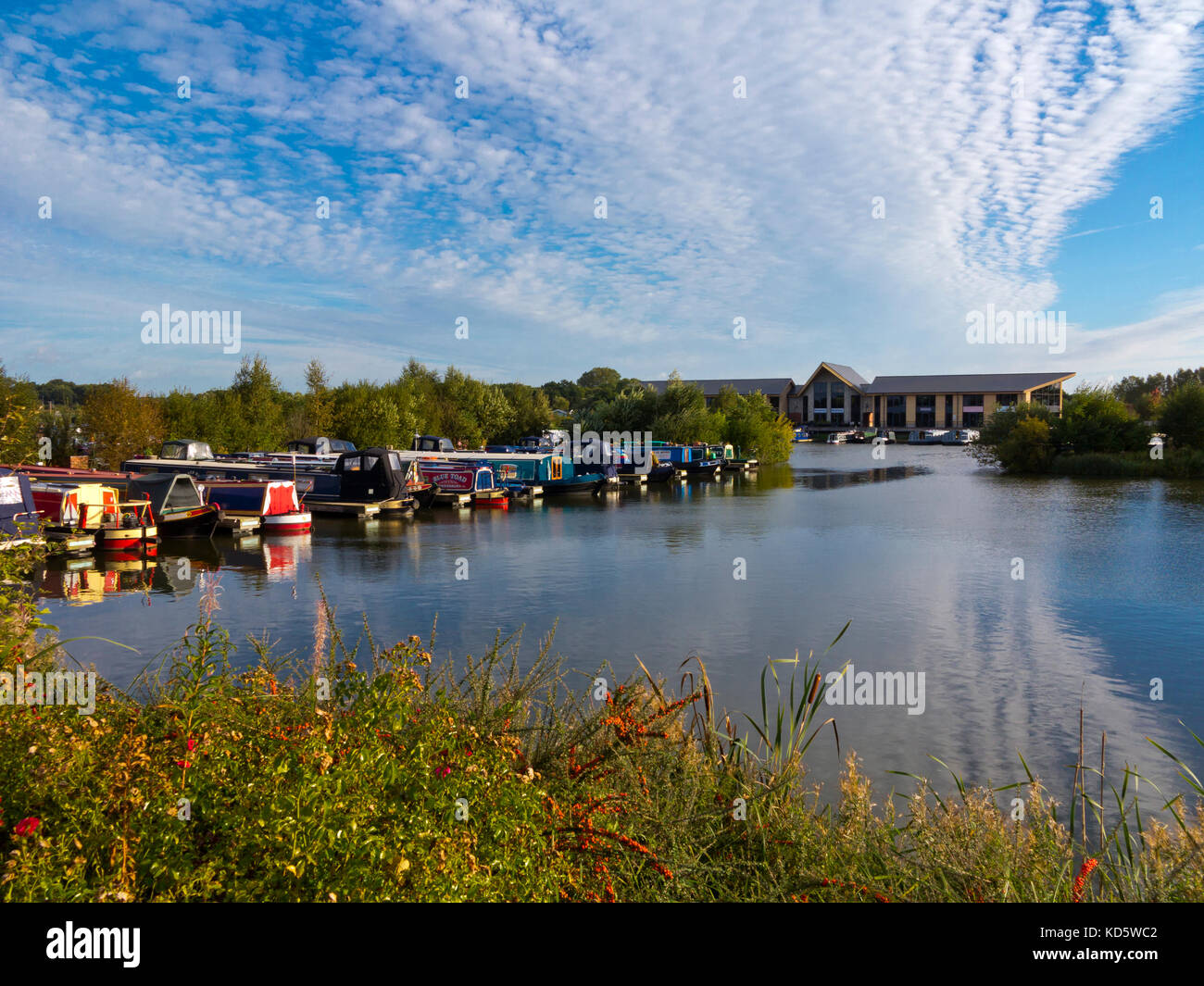 Mercia Marina a large inland marina near Willington in South Derbyshire ...