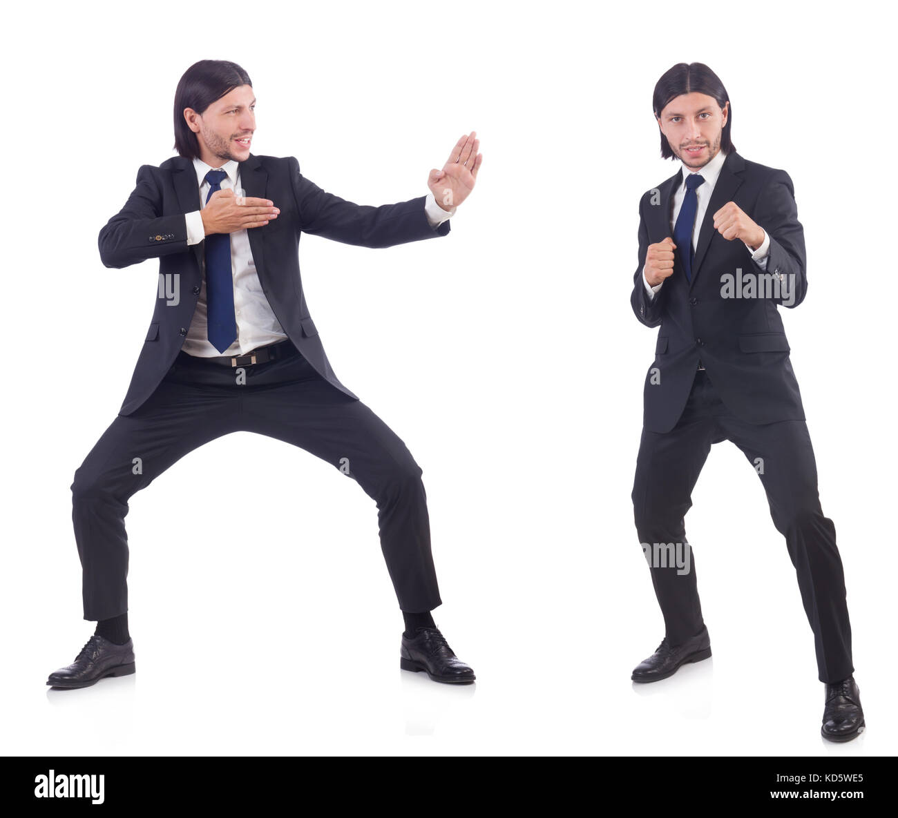 Young businessman isolated on the white background Stock Photo - Alamy