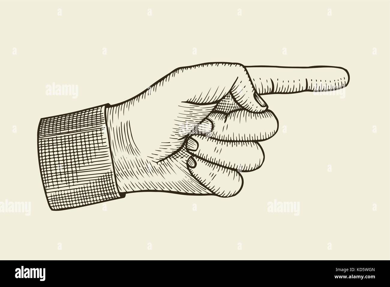Pointing Finger Illustration High Resolution Stock Photography and ...