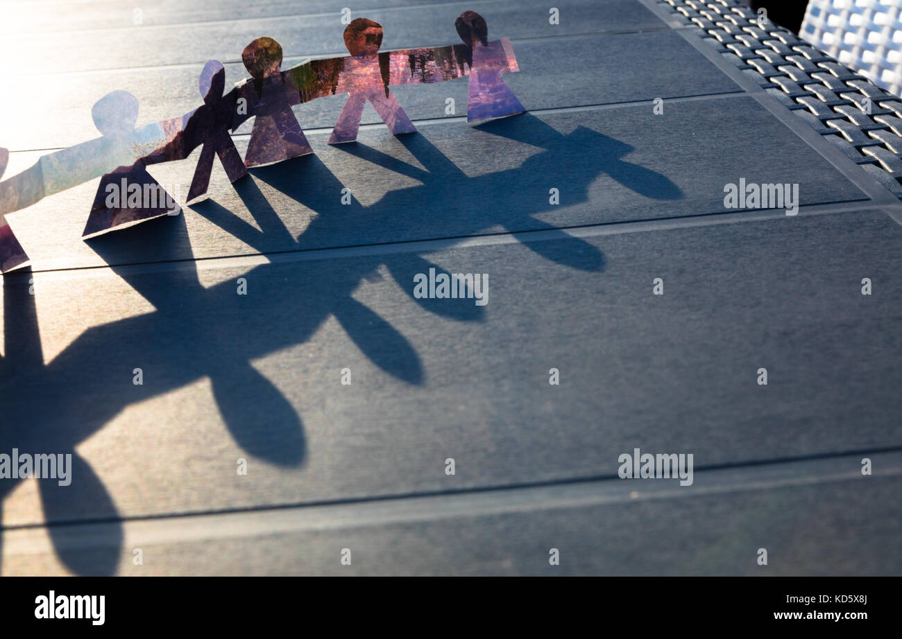 turn around of paper figure backround,wallpaper Stock Photo - Alamy