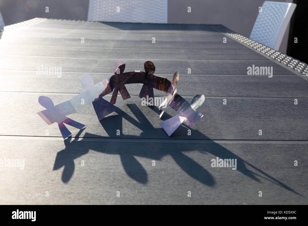 turn around of paper figure backround,wallpaper Stock Photo - Alamy