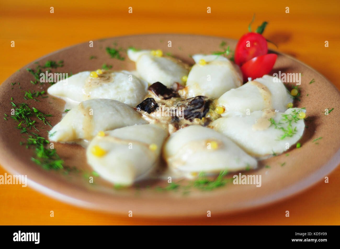 Pierogi, Dumplings, Traditional polish food Stock Photo - Alamy