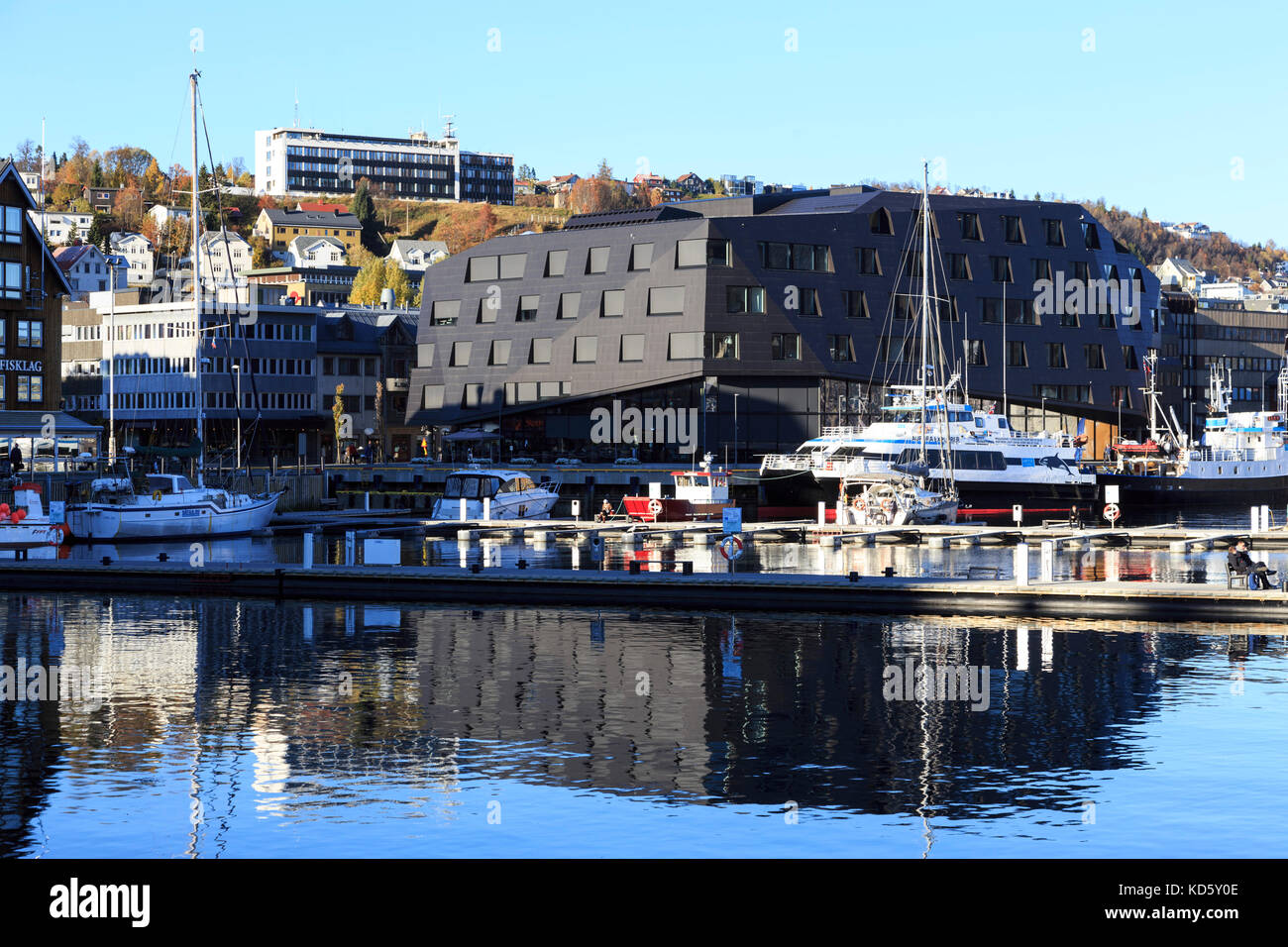 Autumn , 2017, Tromso city centre, Norway, Europe Stock Photo - Alamy