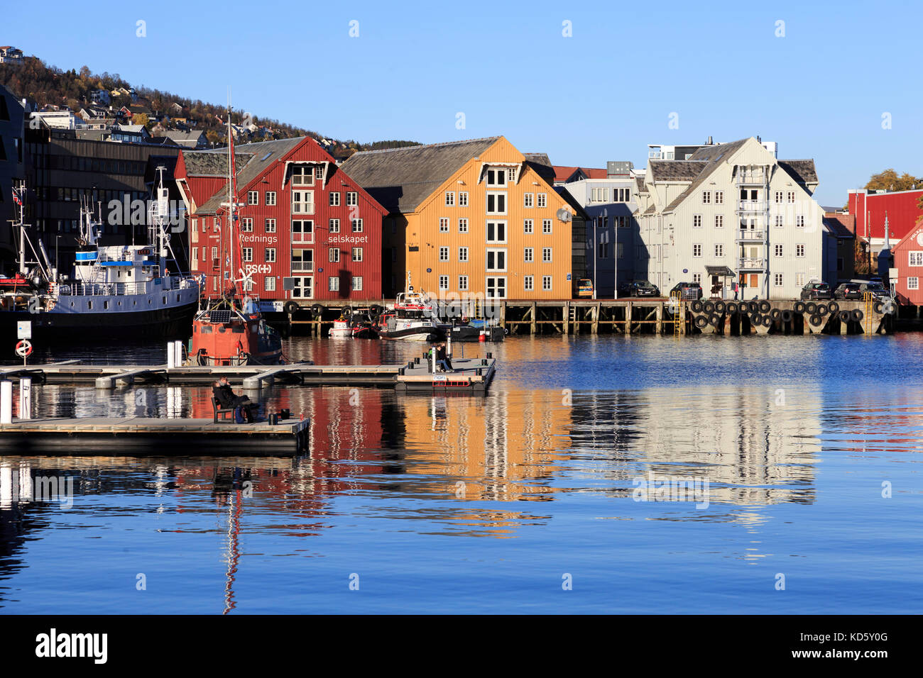 City centre of tromso hi-res stock photography and images - Alamy