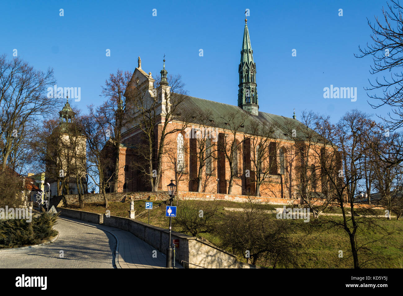 Historic cathedral in the city of Sandomierz, Poland Stock Photo - Alamy