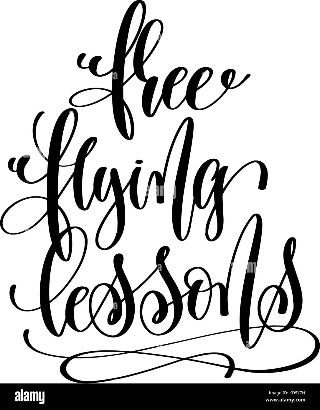 Flying lessons Stock Vector Images - Alamy