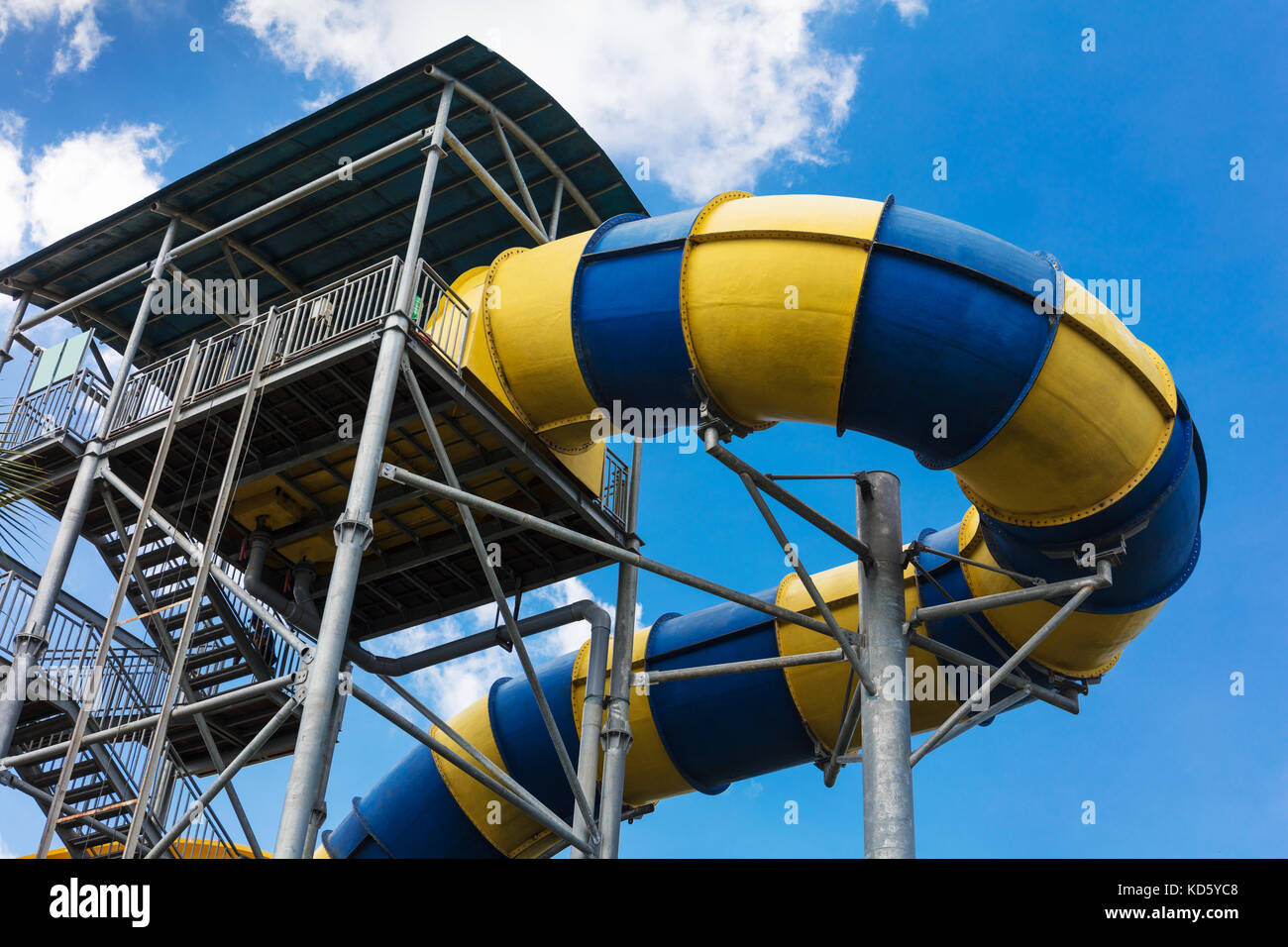 Water park ride tube hi-res stock photography and images - Alamy