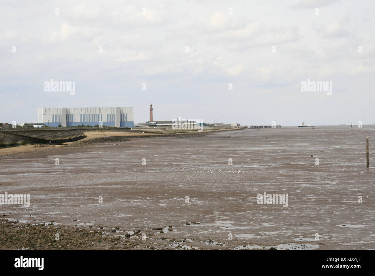Fishtail groyne, Cleethorpes, Lincolnshire, England Stock Photo - Alamy