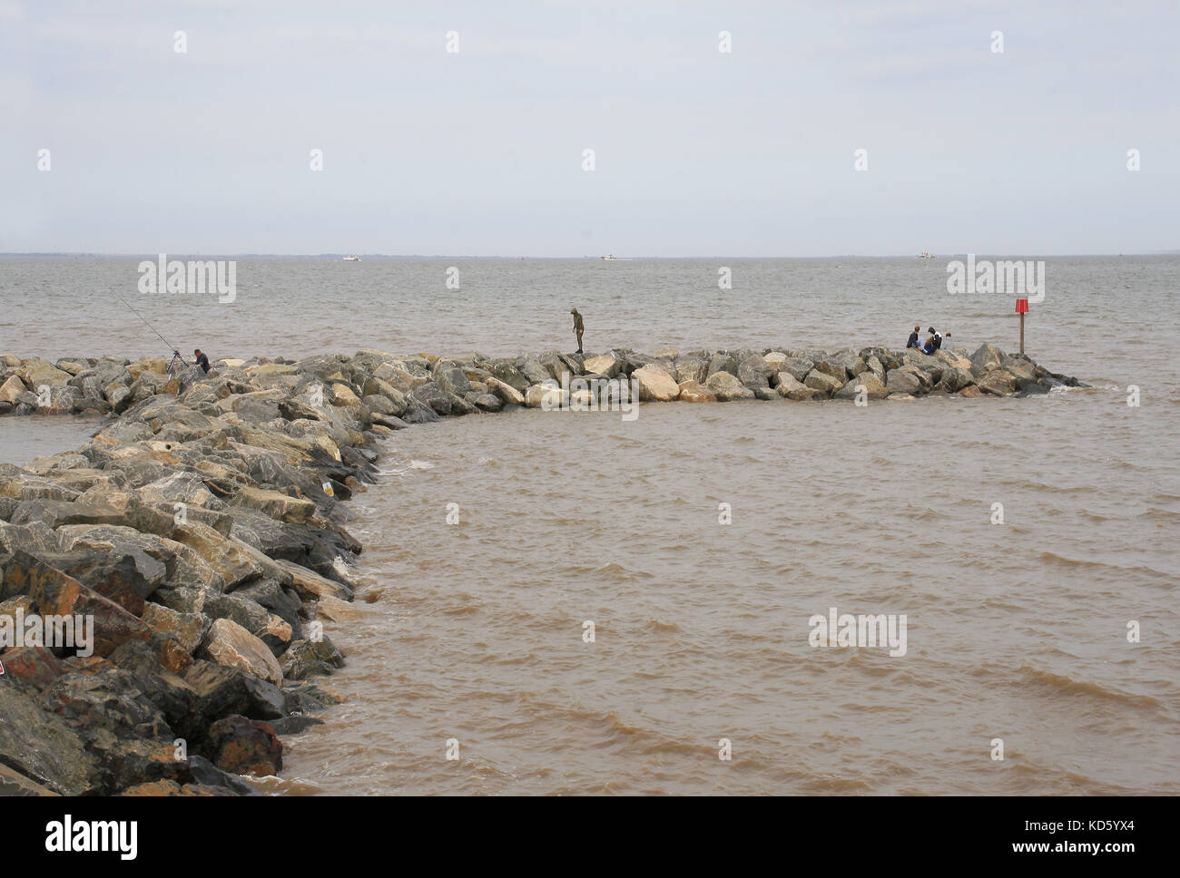 Fishtail groyne, Cleethorpes, Lincolnshire, England Stock Photo - Alamy
