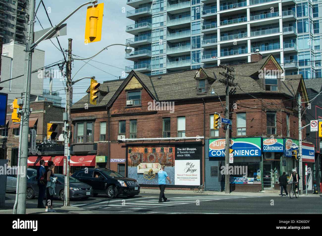 Canadian road signs in toronto hi-res stock photography and images - Alamy
