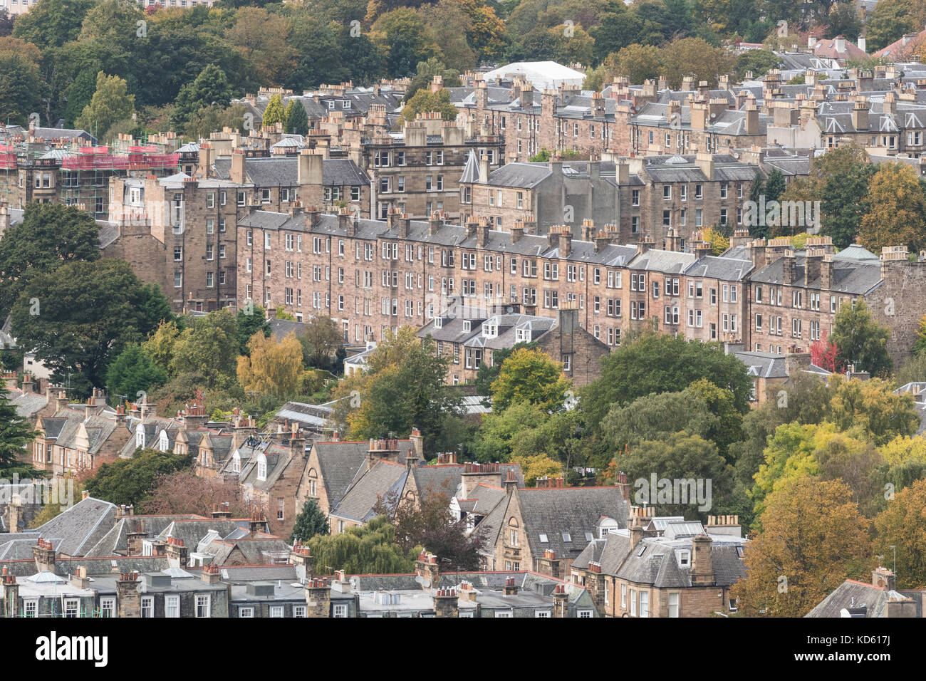 Edinburgh tenement buildings, Morningside, Edinburgh, Scotland, UK ...