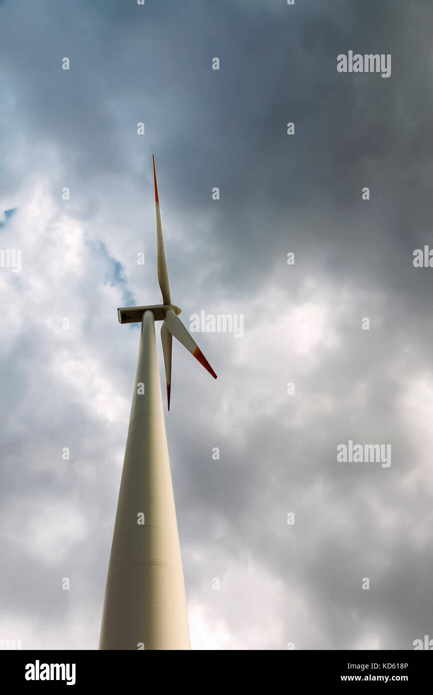 Sights of Poland. Wind farm on Polish seaside Stock Photo - Alamy
