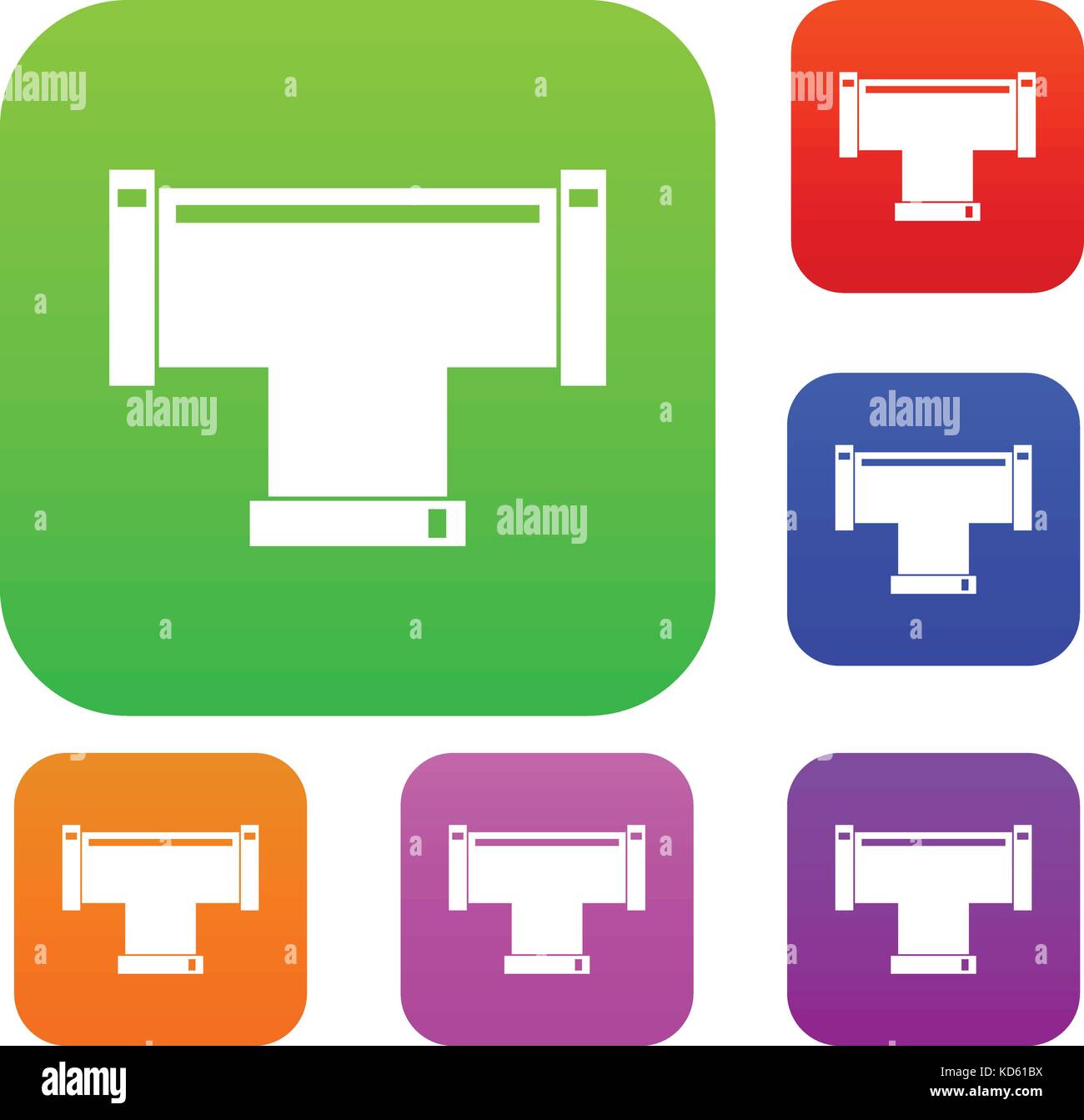 Pvc pipe green Stock Vector Images - Alamy