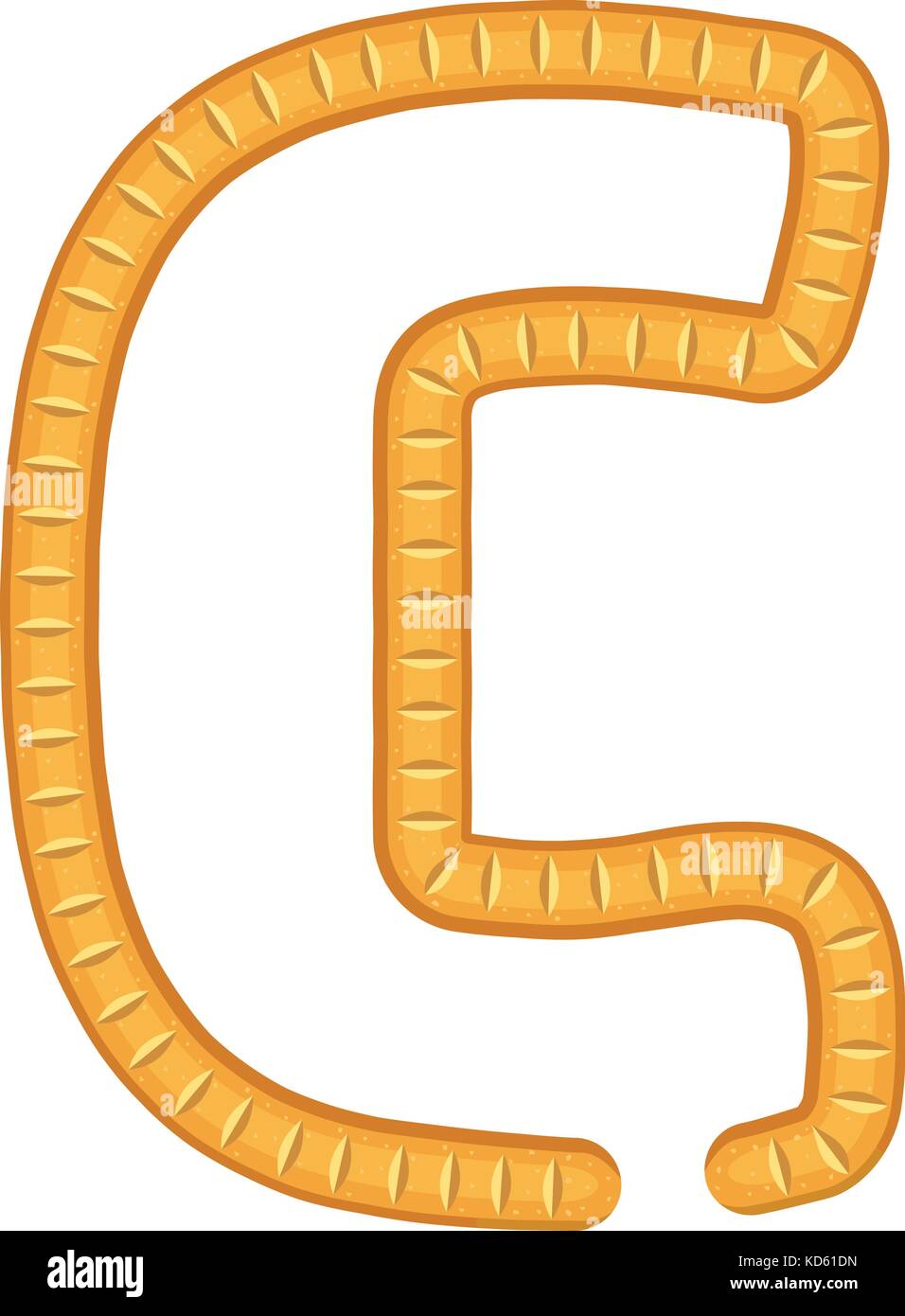 Letter c bread icon, cartoon style Stock Vector Image & Art - Alamy