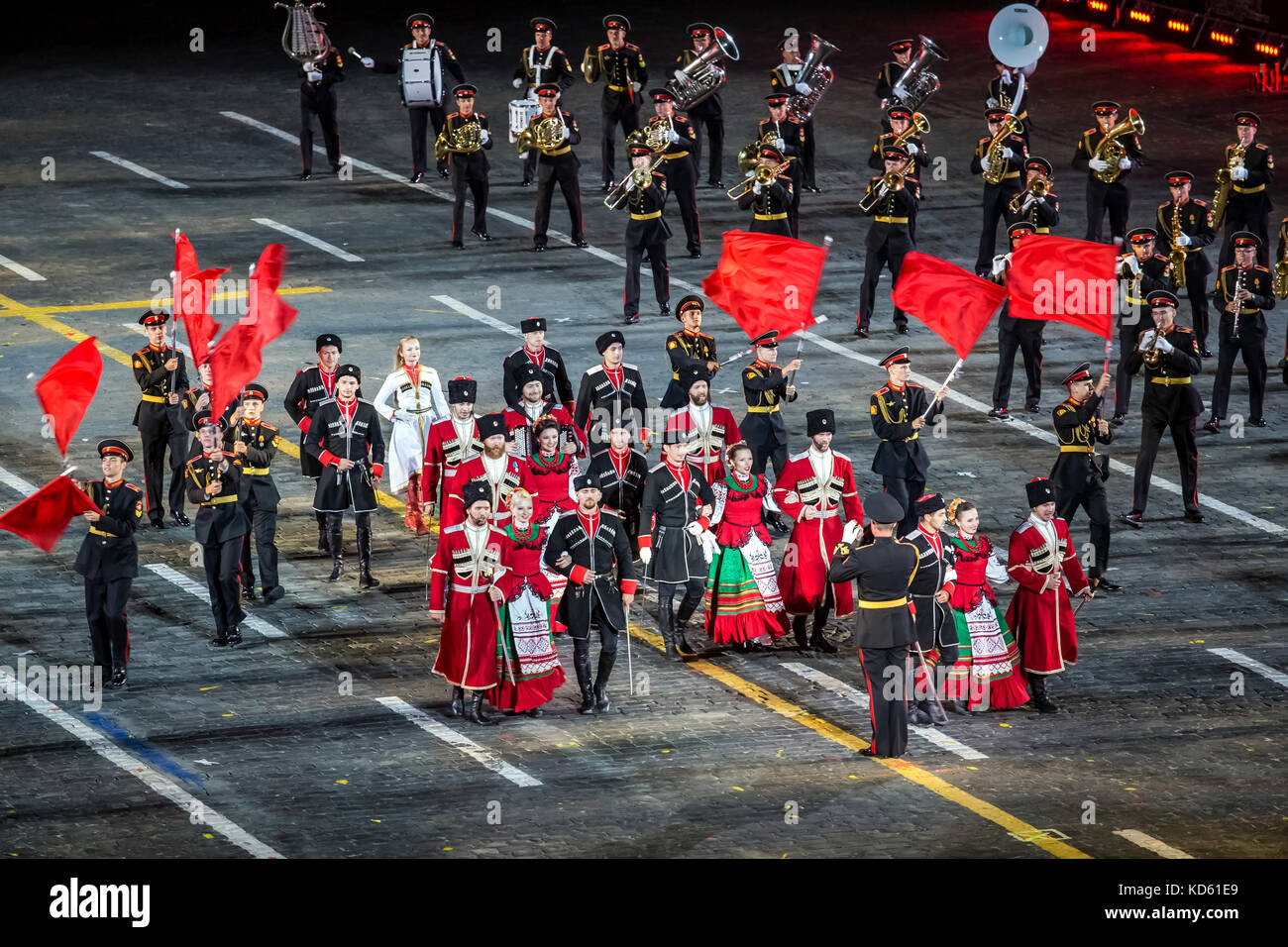 Performance of Russian Moscow Military Band on International Military ...
