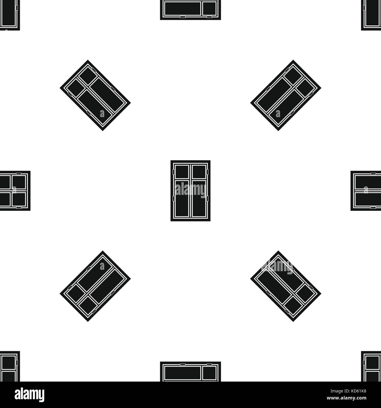 Wooden window pattern seamless black Stock Vector Image & Art - Alamy