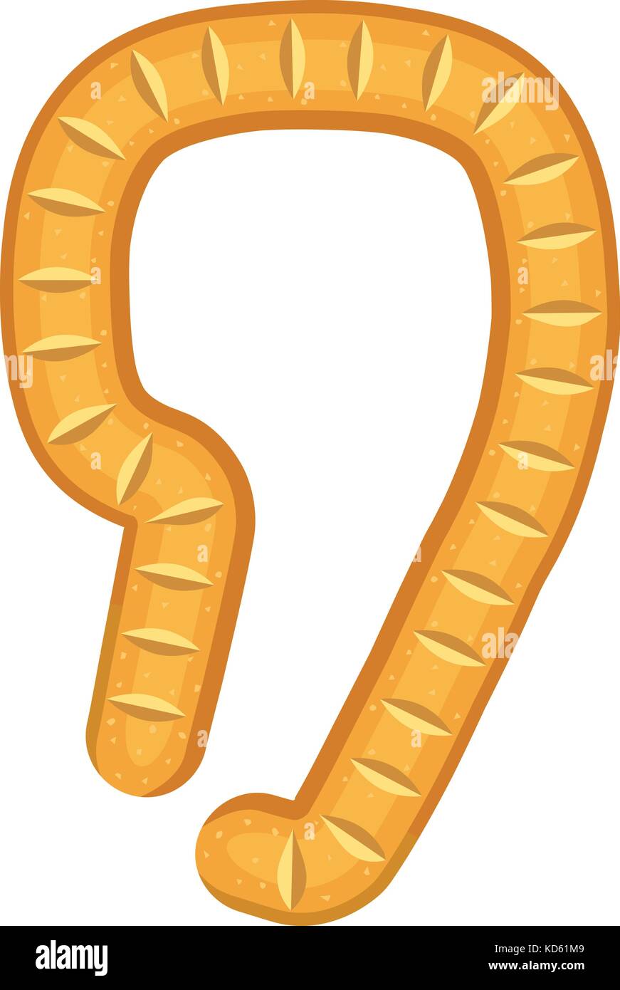 Sign comma bread icon, cartoon style Stock Vector Image & Art - Alamy