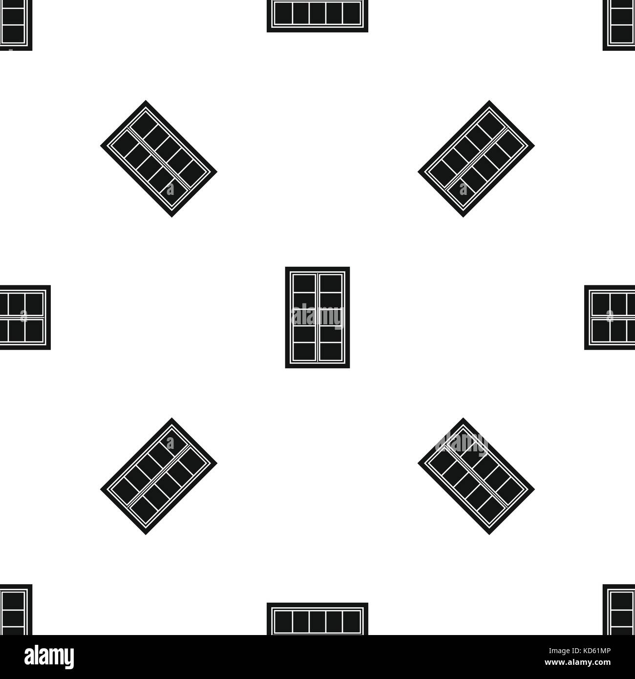 Wooden latticed window pattern seamless black Stock Vector Image & Art ...