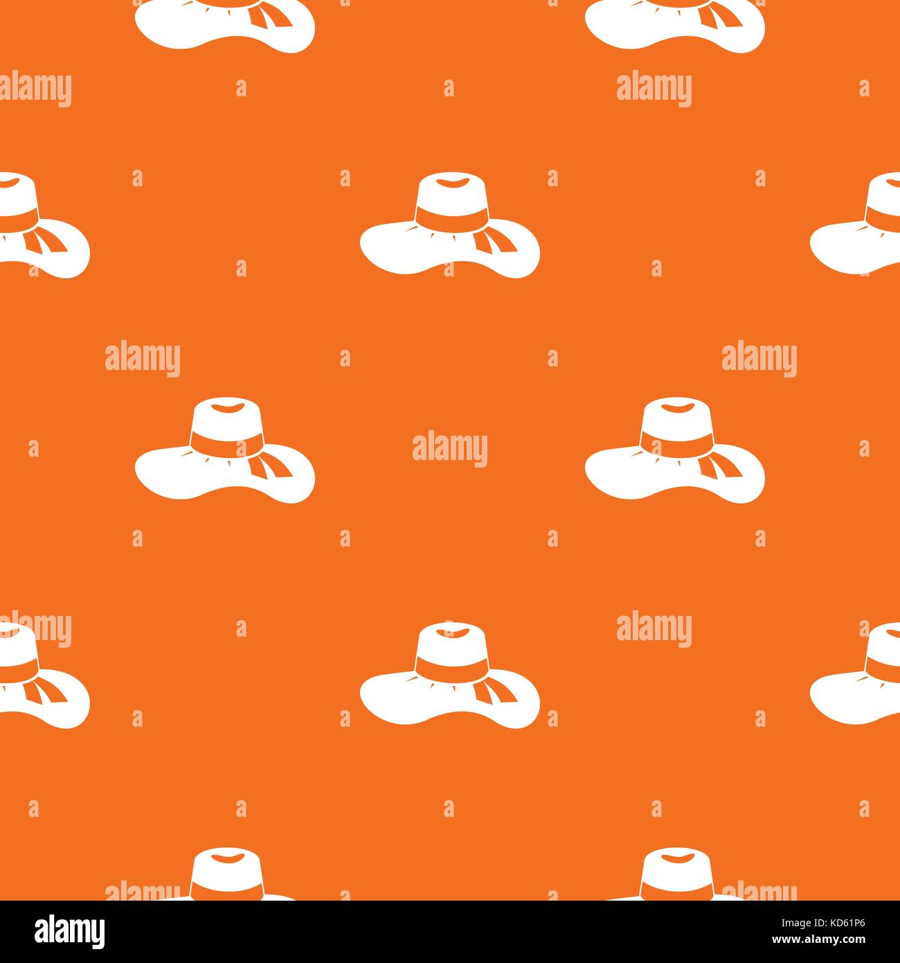 Woman Hat Pattern Seamless Stock Vector Image And Art Alamy