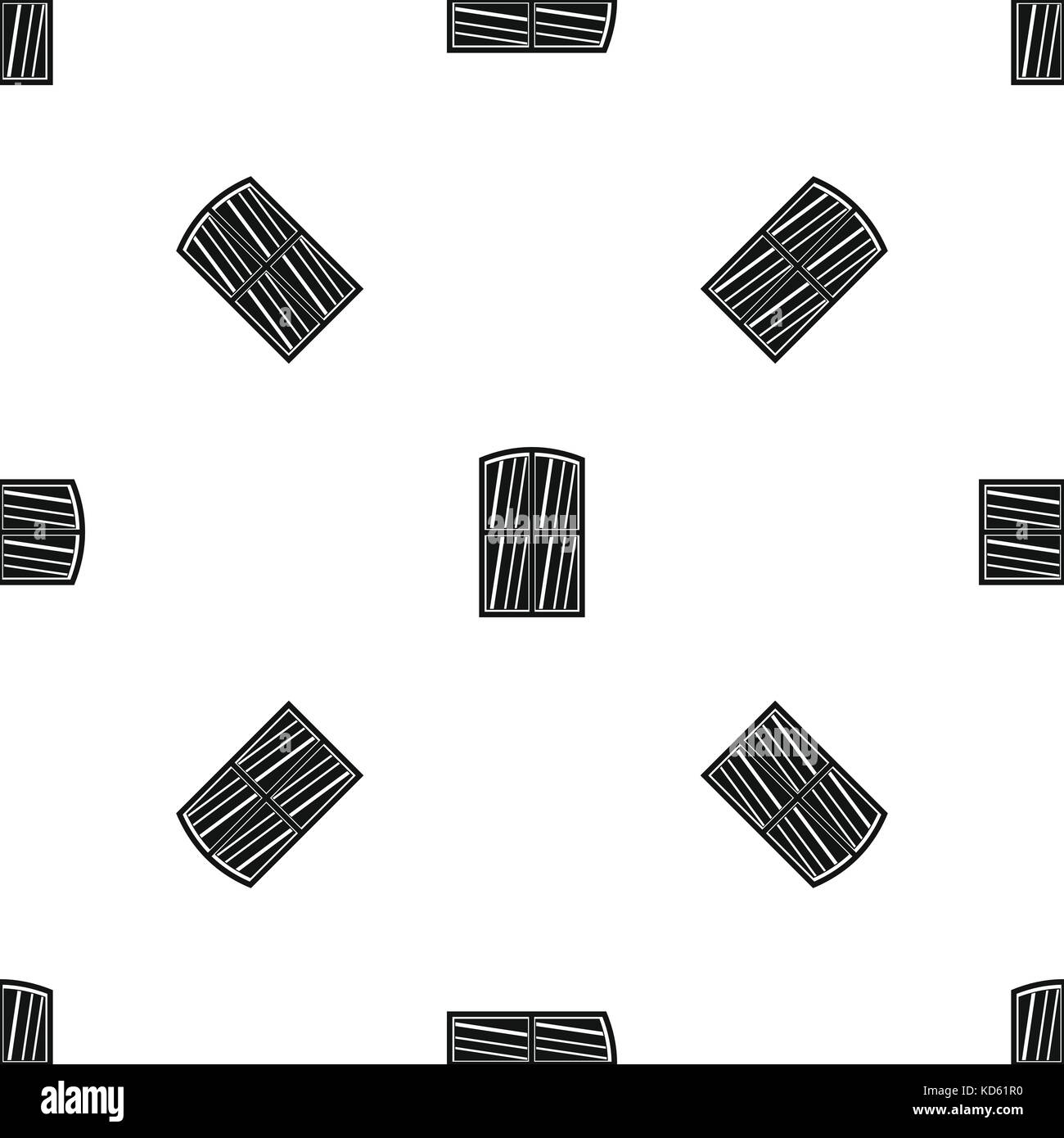 Wooden window pattern seamless black Stock Vector Image & Art - Alamy