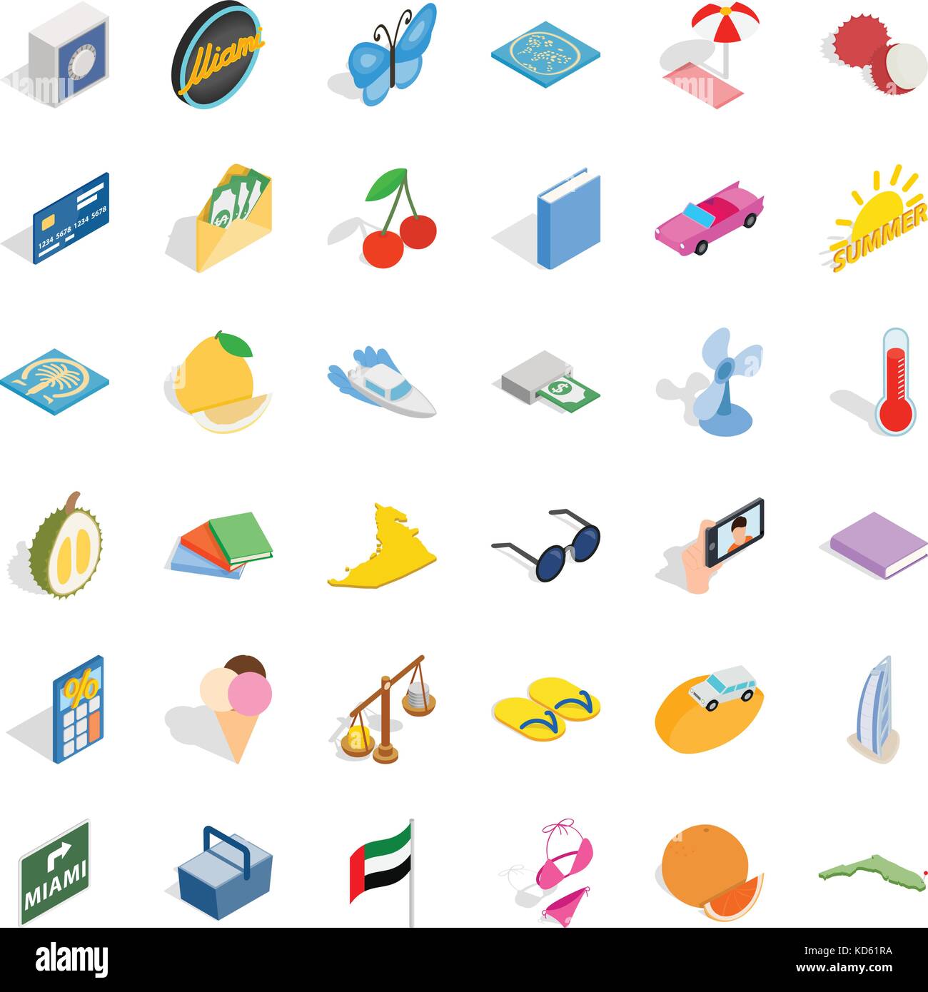 Letter icons set, isometric style Stock Vector Image & Art - Alamy