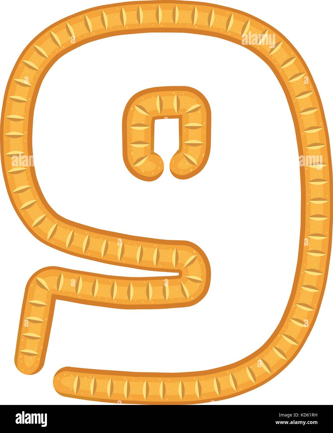 Number nine bread icon, cartoon style Stock Vector Image & Art - Alamy