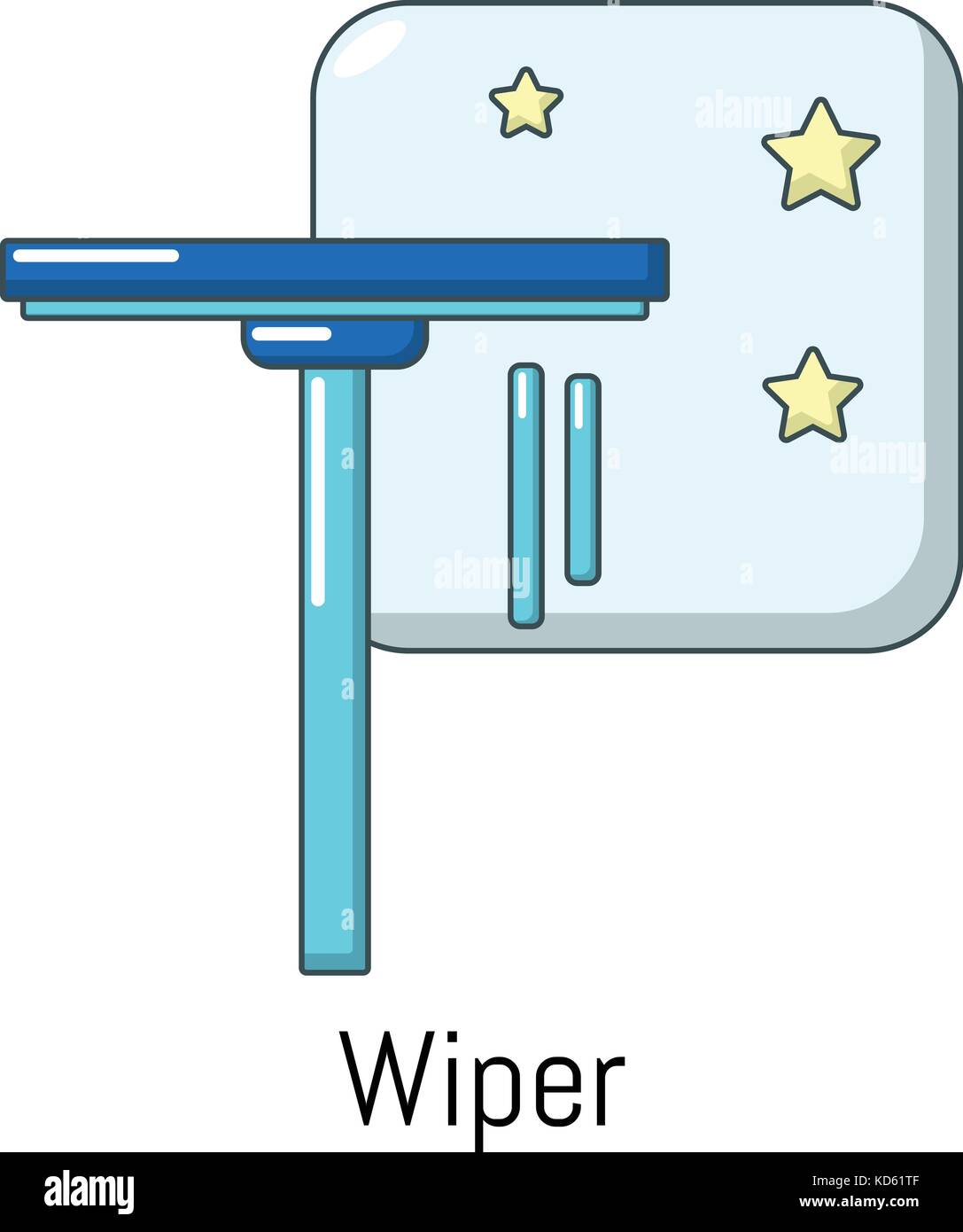 Wiper icon, cartoon style Stock Vector Image & Art - Alamy