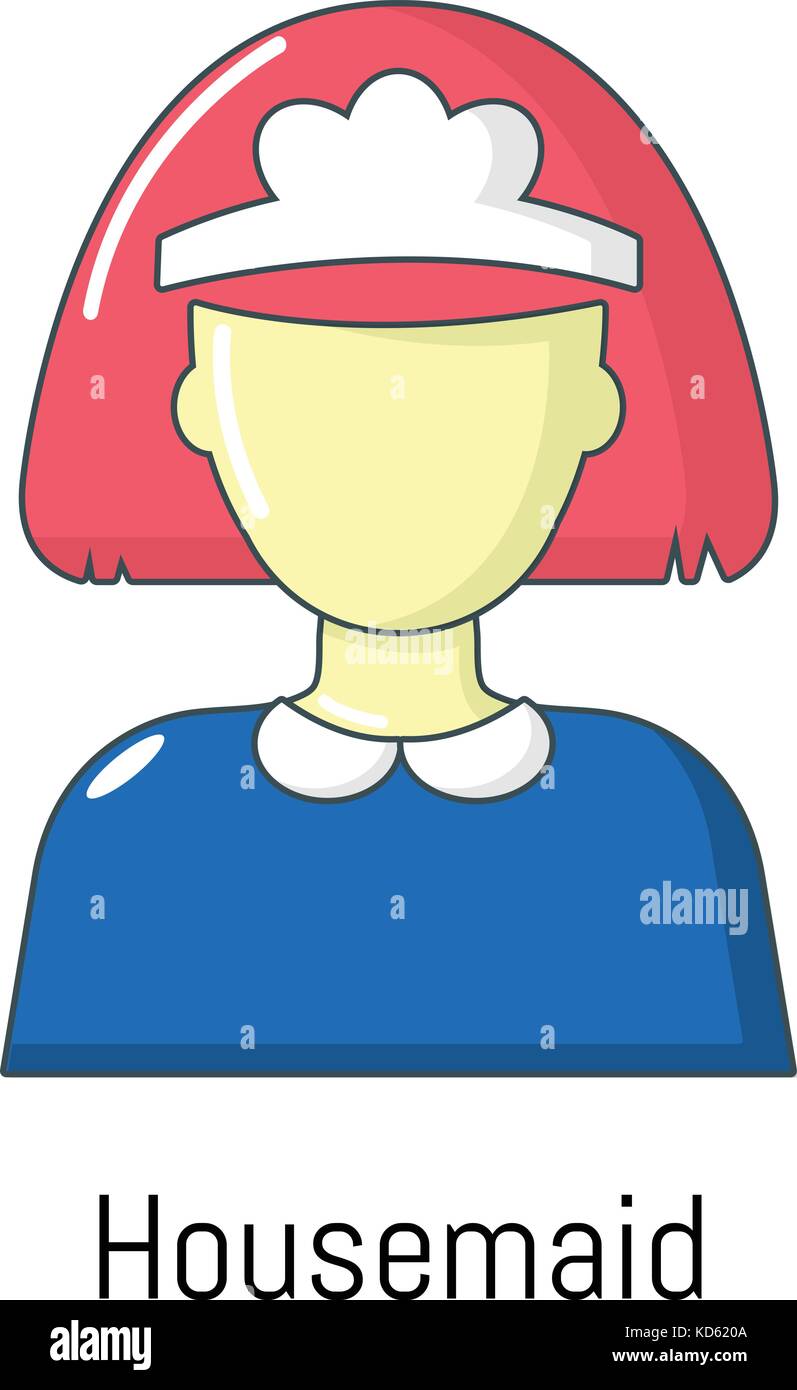 Housemaid icon, cartoon style Stock Vector Image & Art - Alamy