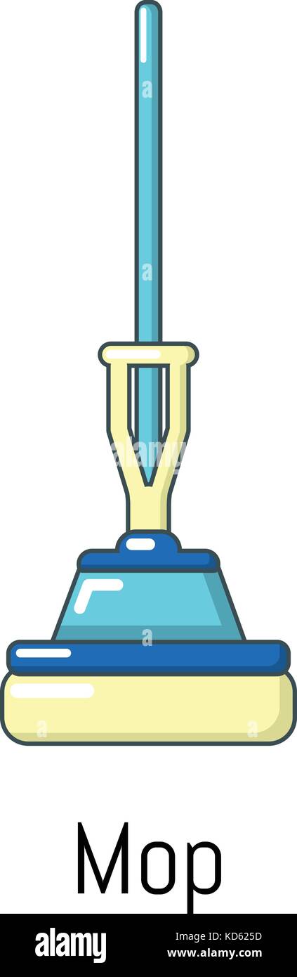 Mop icon, cartoon style Stock Vector Image & Art - Alamy