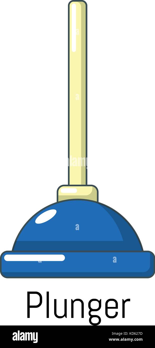 Plunger icon, cartoon style Stock Vector Image & Art - Alamy