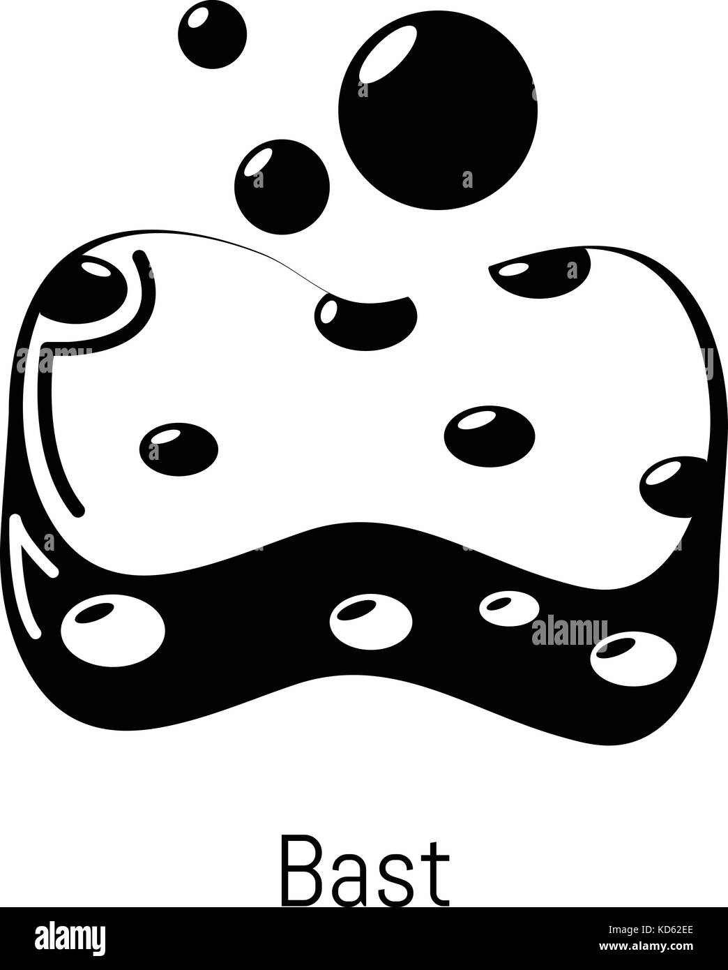 Bast icon, simple black style Stock Vector Image & Art - Alamy