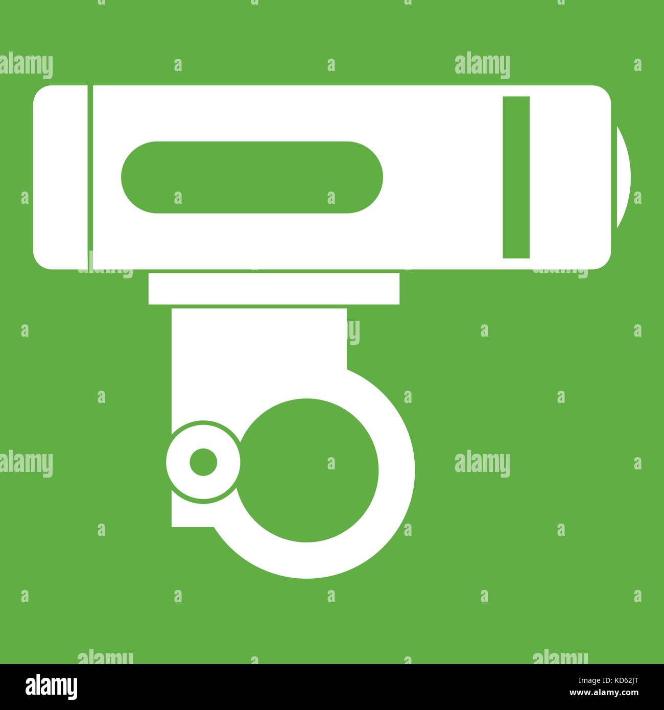 Bike light icon green Stock Vector Image & Art - Alamy